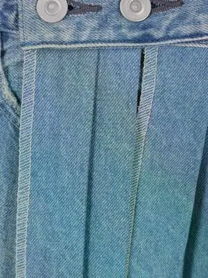 KURO Mark Xiii Pleated Denim Skirt