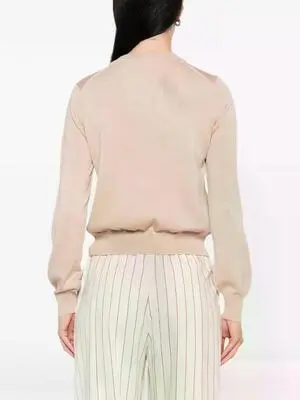 Maison Kitsuné Fox-embroidered Button Cardigan