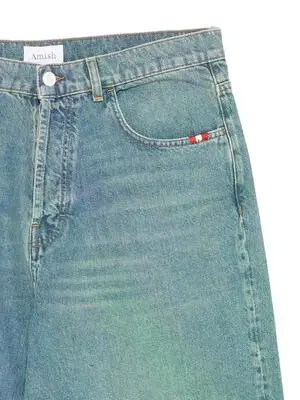 AMISH SUPPLIES Cropped Wide Leg Jeans
