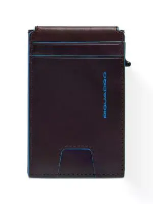 PIQUADRO Logo Cardholder - Brown