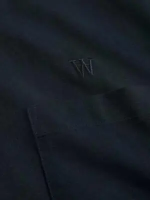 Wood Wood Adam Buttoned Embroidered Shirt