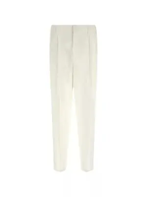 Brunello Cucinelli Pleated Cotton Trousers
