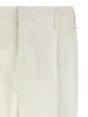 Brunello Cucinelli Pleated Cotton Trousers