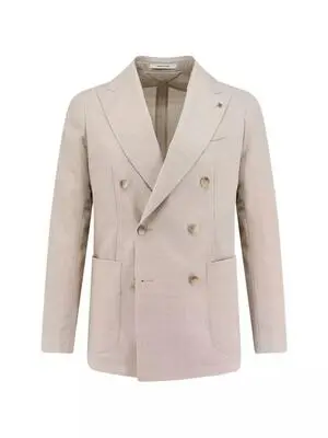 Tagliatore Double-breasted Herringbone Blazer - Neutrals