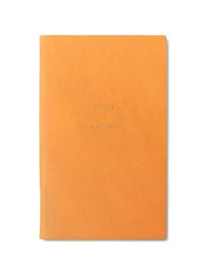 Smythson Make It Happen Panama Notebook Orange
