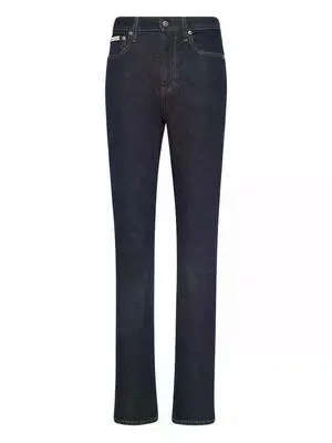 Calvin Klein Logo-patch Flared Jeans - Blue