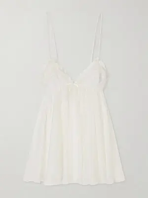 SKIMS Lace Triangle Silk Camisole - Neutrals