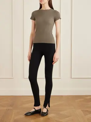 SKIMS Ribbed Seamless Baby Tee