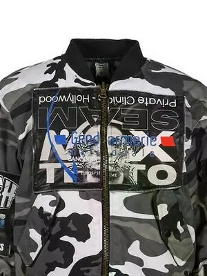 COUCOUBEBE 75018 Patched Bomber Jacket