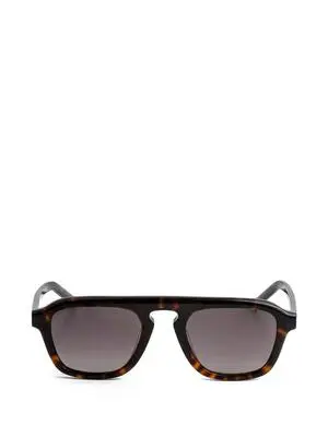 KALEOS Crowne Tortoiseshell-effect Squared Sunglasses - Brown