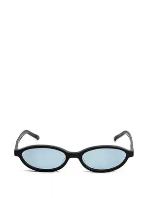 KALEOS Summerspring Oval-frame Sunglasses - Black