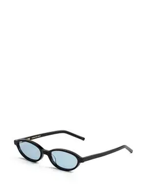 KALEOS Summerspring Oval-frame Sunglasses - Black