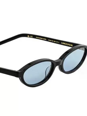 KALEOS Summerspring Oval-frame Sunglasses - Black