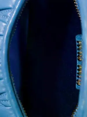 Miu Miu Wander Matelassé Nappa Leather Tote Bag - Blue