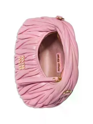 Miu Miu Wander Matelassé Nappa Leather Shoulder Bag Mini