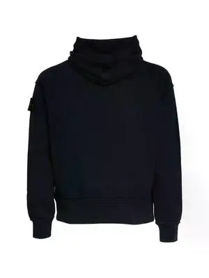 Stone Island Zip Hooded Sweatshirt