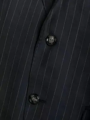 BOSS Two-piece Regular-fit Suit In Striped Virgin Wool