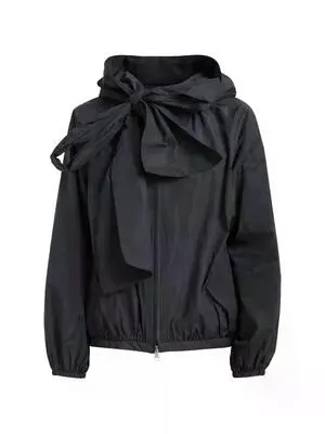 Moncler Bow Hooded Jacket - Blue