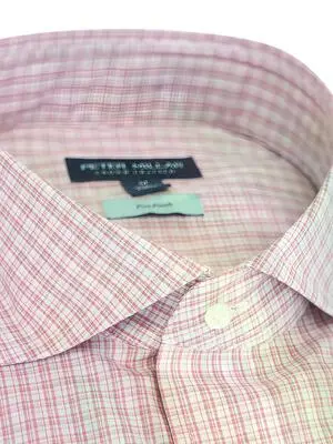 Peter Millar Checked Shirt - Pink