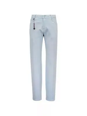 Marco Pescarolo Five-pocket Trousers - Blue