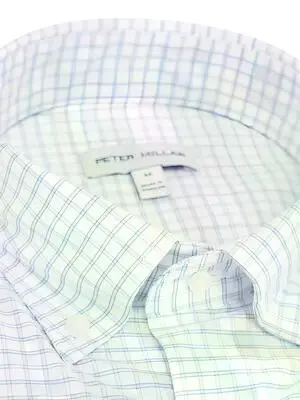 Peter Millar Checked Buttoned Shirt - Blue