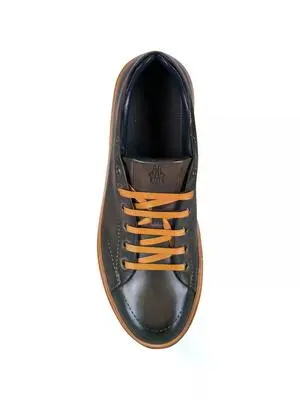 Di Bianco Laced Leather Sneakers