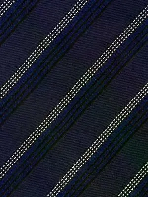 Zegna Striped Neck Tie - Blue