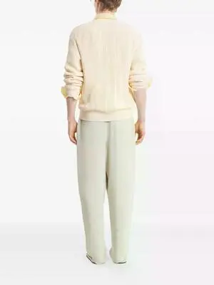 Maison Kitsuné Fox Head Cotton Cardigan - Neutrals