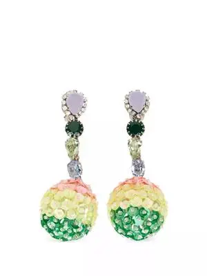Red Valentino Sequin-embellished Drop Earrings