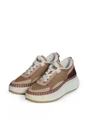 Chloé Nama Lace-up Sneakers - Neutrals