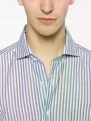 BARBA NAPOLI Striped Shirt