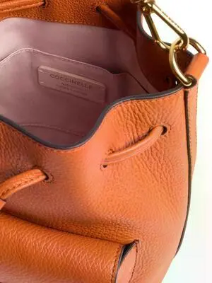 COCCINELLE Small Beat Generation Bucket Bag - Orange