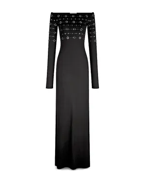Rabanne Off-the-shoulder Maxi Dress