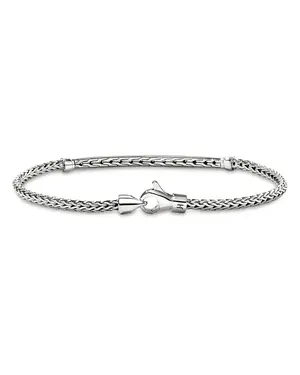 John Hardy Sterling Bracelet With Black Sapphires