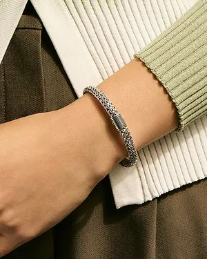 John Hardy Icon Woven Link Bracelet - Silver