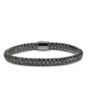 John Hardy Dark Icon Woven Link Bracelet, 6.5mm - Silver