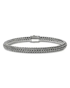 John Hardy Icon Woven Chain Link Bracelet - Silver