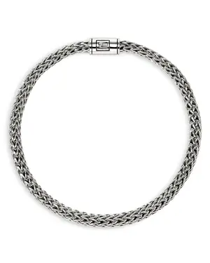 John Hardy Icon Woven Chain Link Bracelet - Silver