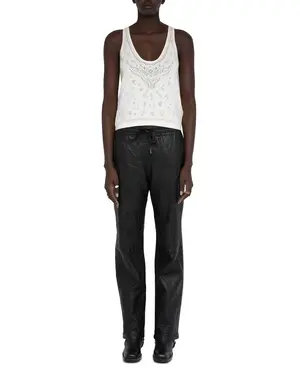 Zadig&Voltaire Jossy Tank 100% Cotton - Eggshell