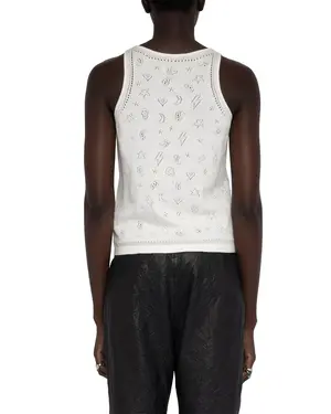 Zadig&Voltaire Jossy Tank 100% Cotton - Eggshell
