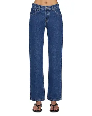EB DENIM Ariel Mid Rise Wedgie Jeans - Manhattan