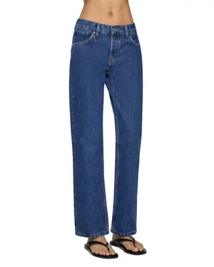 EB DENIM Ariel Mid Rise Wedgie Jeans - Manhattan