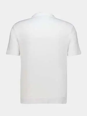 Fedeli Peter Terry Cotton Polo - White