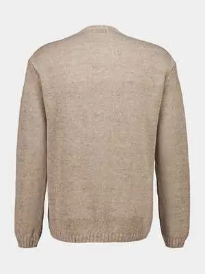 PIACENZA CASHMERE 1733 Linen And Cotton Knit Pullover - Beige