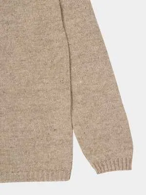 PIACENZA CASHMERE 1733 Linen And Cotton Knit Pullover - Beige