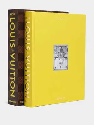 Assouline From Louis To Vuitton Book - Yellow