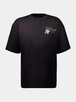 Amiri Chateau Keys Cotton T-shirt - Black