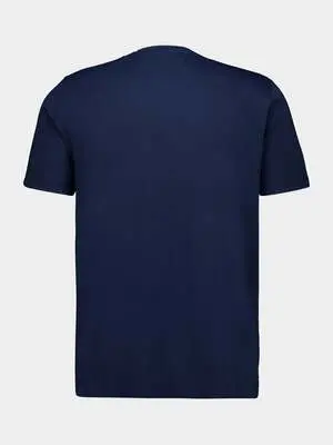 Boglioli Cotton Crew Neck T-shirt - Blue