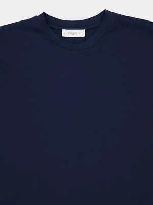 Boglioli Cotton Crew Neck T-shirt - Blue