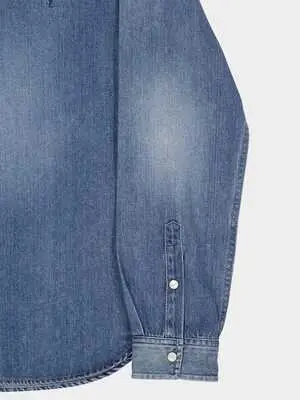 Saint Laurent Horizon Denim Shirt - Blue